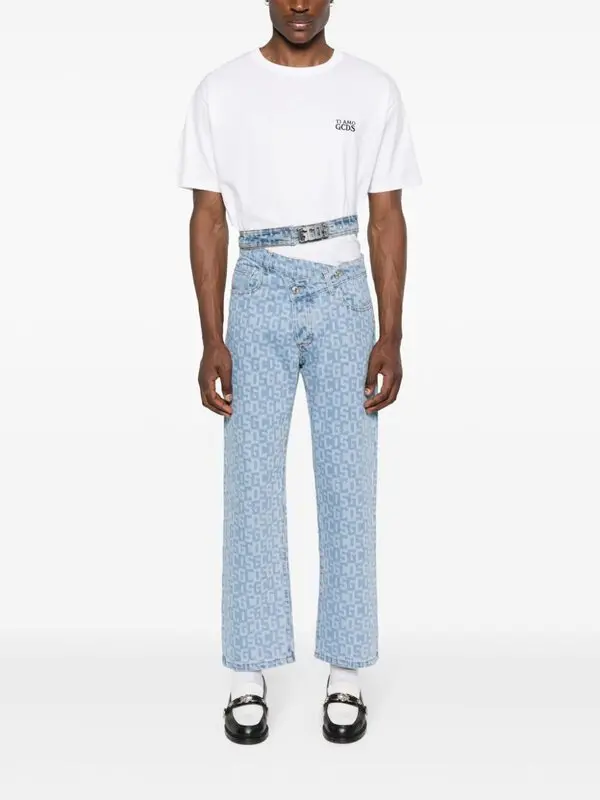 Gcds Logo-print Jeans