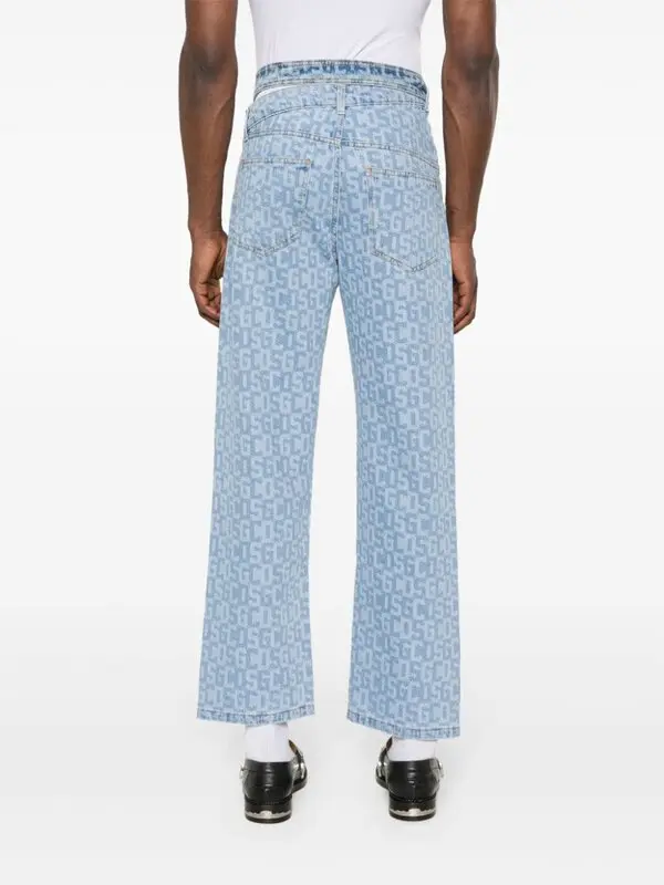 Gcds Logo-print Jeans