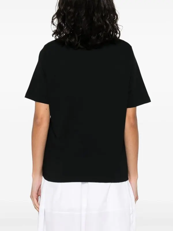 Maison Kitsuné Speedy Fox Appliqué T-shirt - Black