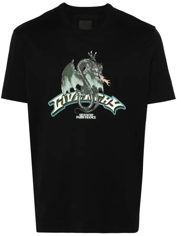 Givenchy Dragon-print Cotton T-shirt