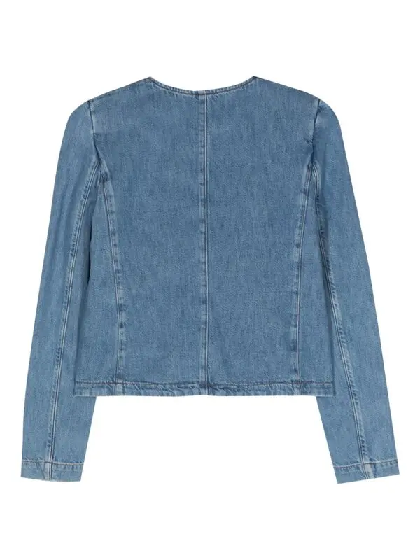 TWINSET Double-breasted Denim Jacket