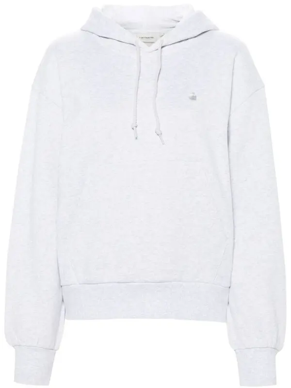 Carhartt Work In Progress Casey Cotton Hoodie - Grey