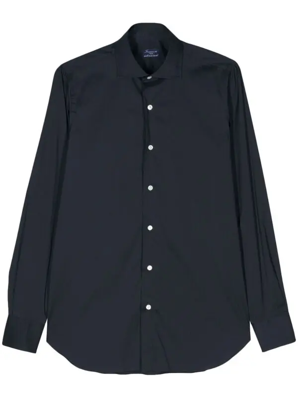 FINAMORE 1925 Long-sleeves Shirt - Blue