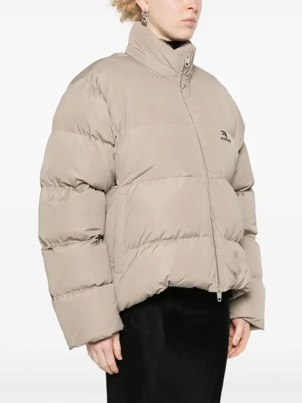 Balenciaga Logo-embroidered Puffer Jacket