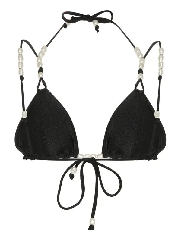 Cult Gaia Anoki Bikini Top - Black