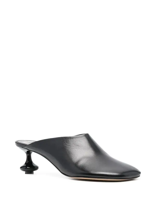 Loewe 45mm Toy-heel Leather Mules