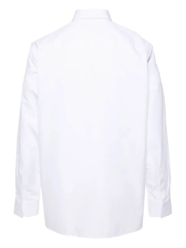 Givenchy 4g-embroidered Poplin Shirt