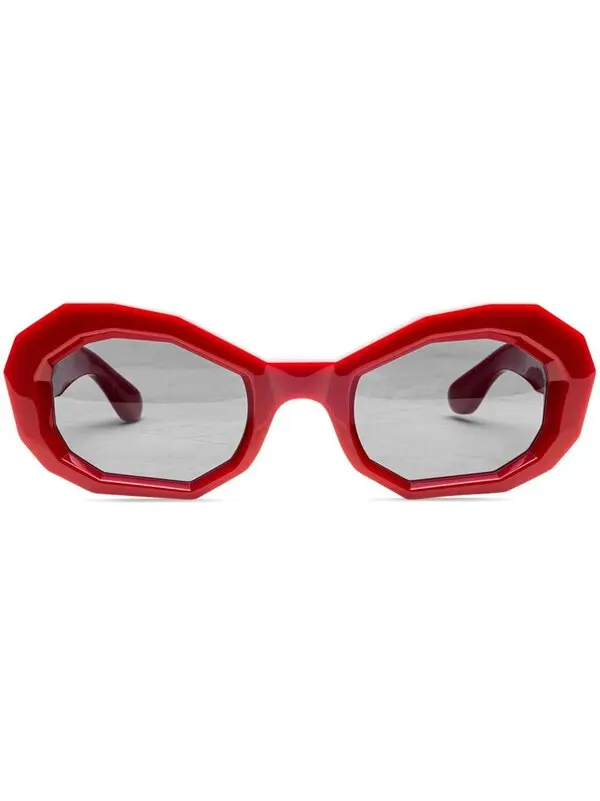 Amiri Honeycomb Sunglasses - Red