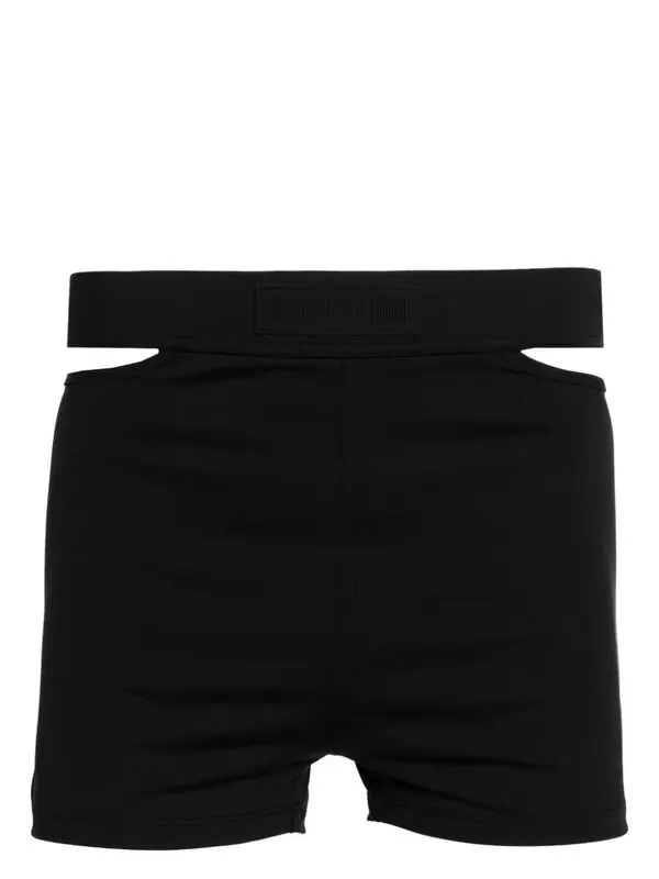 LGN LOUIS GABRIEL NOUCHI Cut-out Swim Trunks - Black