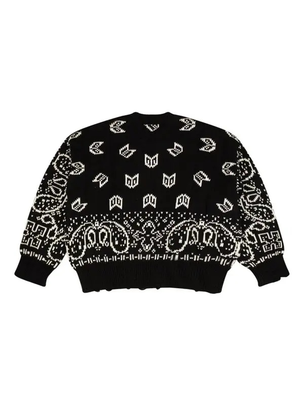 Rhude Bandana-print Jumper - Black