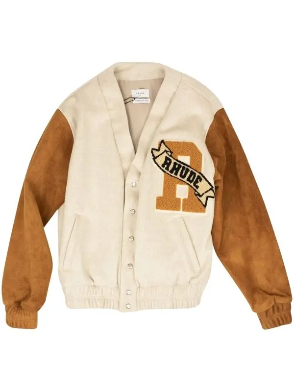 Rhude Suede Bomber Jacket