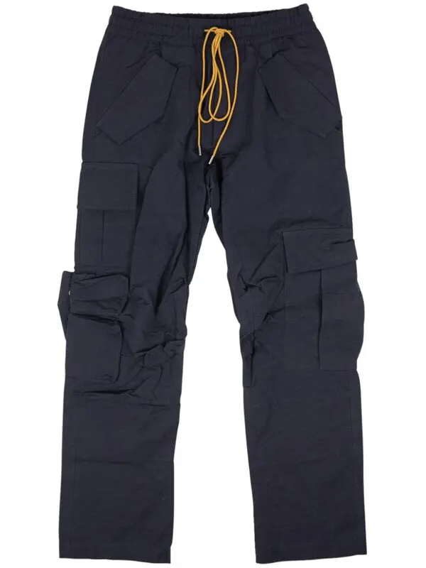 Rhude Drawstring-waist Cargo Trousers