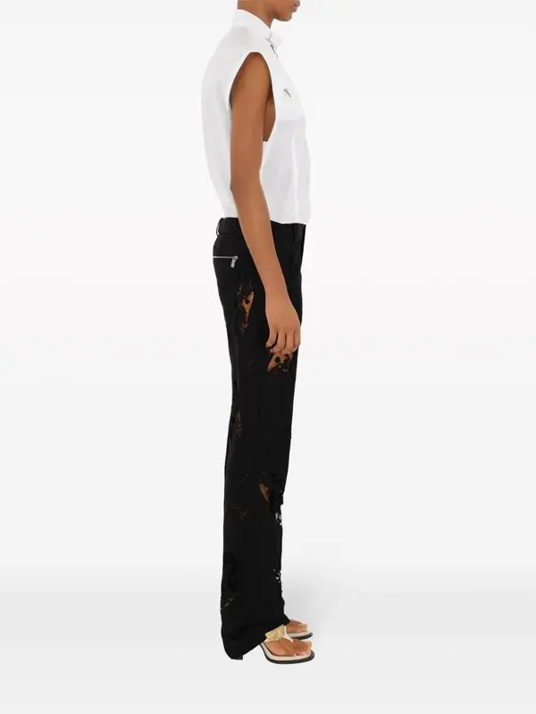 Burberry Half-zip Sleeveless Top - White