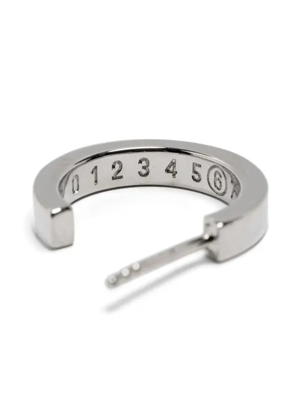 MAISON MARGIELA Engraved Half-hoop Earrings
