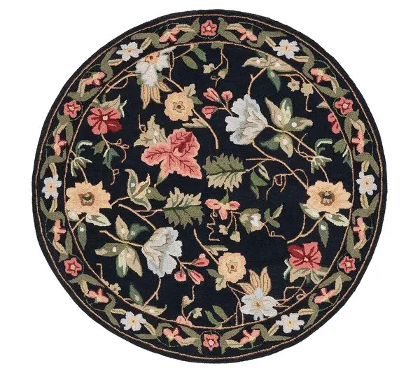 SAFAVIEH Chelsea Collection Hk311 4' X 4' Round Rug V Alerie - One-color