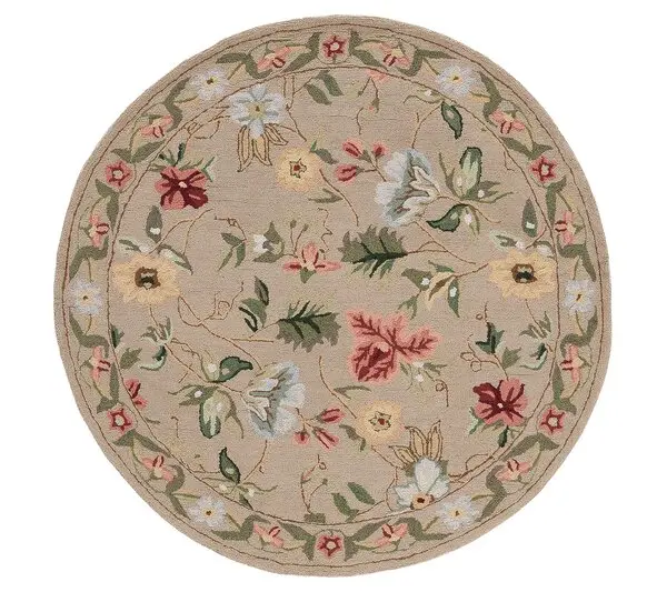 SAFAVIEH Chelsea Collection Hk311 3' X 3' Round Rug V Alerie - One-color