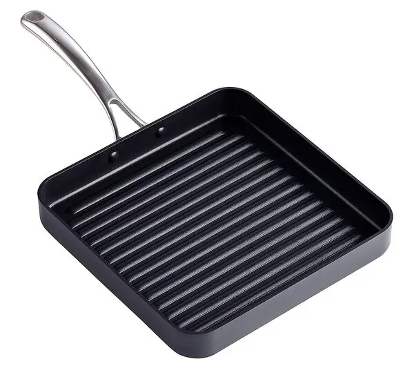 NUTRICHEF 11 Hard-anodized Nonstick Grill Pan - One-color