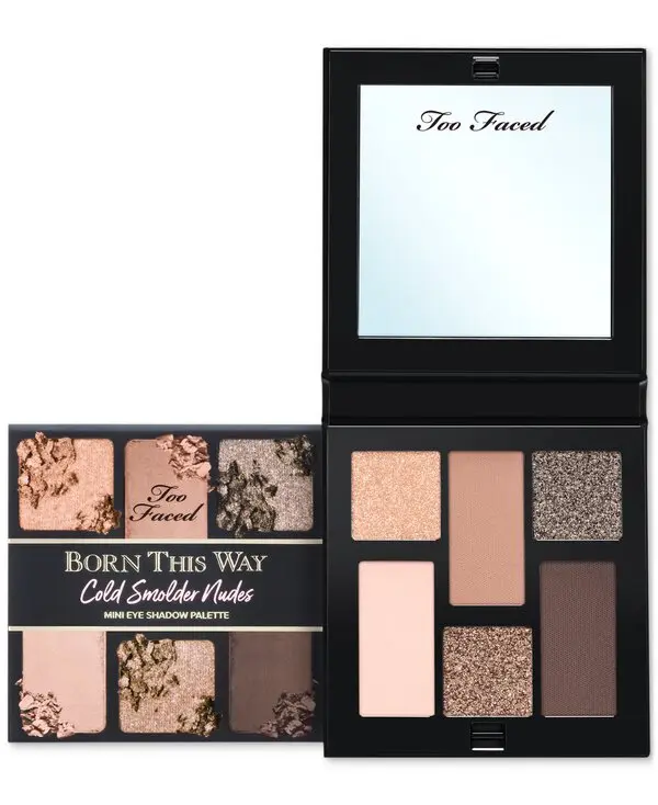 TOO FACED Born This Way Cool-tone Mini Neutral Eye Shadow Palette - No Color