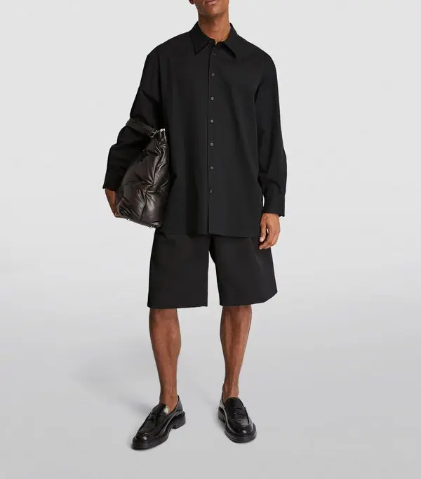 THE ROW Lukre Cotton-cashmere Blend Shirt
