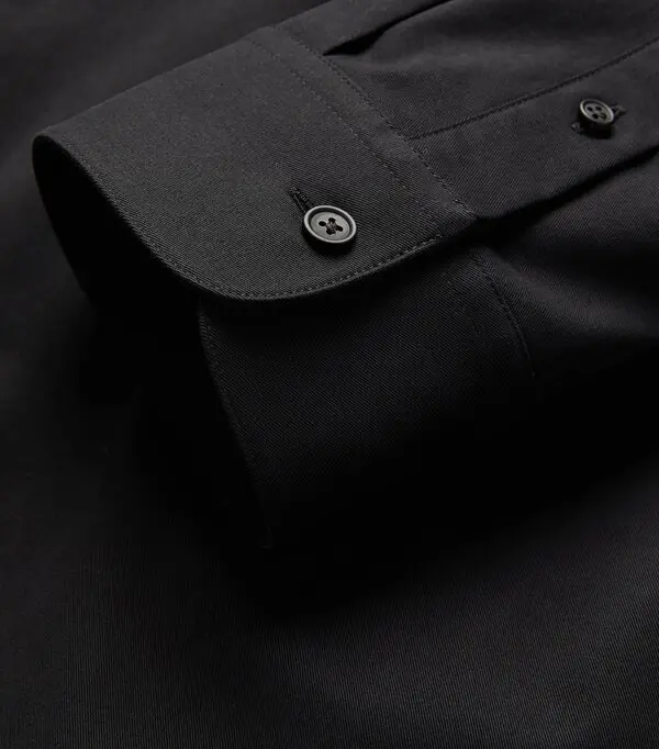 THE ROW Lukre Cotton-cashmere Blend Shirt