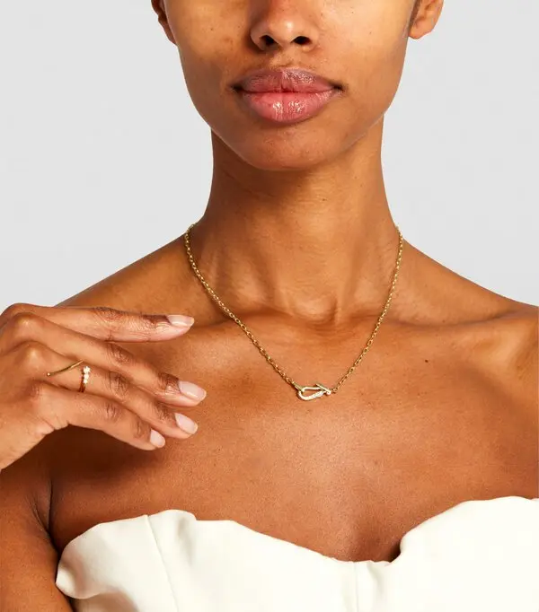 JADE TRAU Yellow And Diamond Lola Necklace