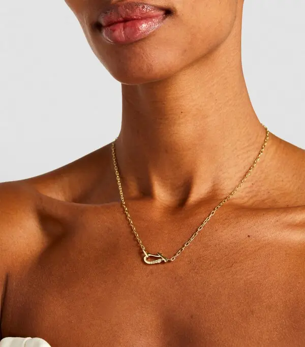 JADE TRAU Yellow And Diamond Lola Necklace