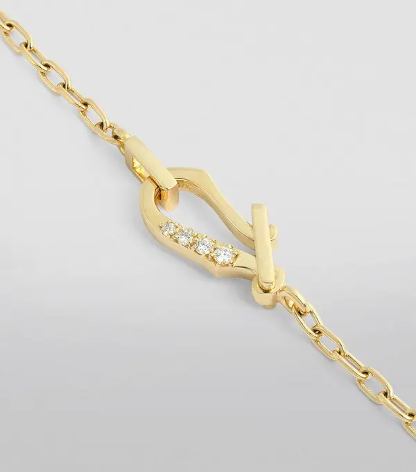 JADE TRAU Yellow And Diamond Lola Necklace