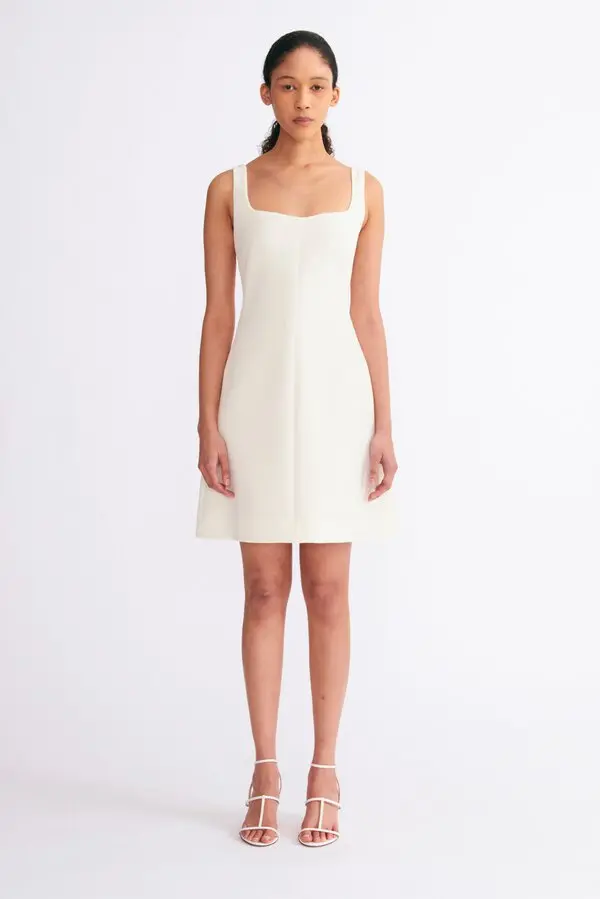 EMILIA WICKSTEAD Theoni Mini Dress In Double Crepe