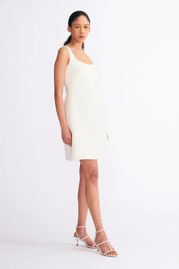 EMILIA WICKSTEAD Theoni Mini Dress In Double Crepe