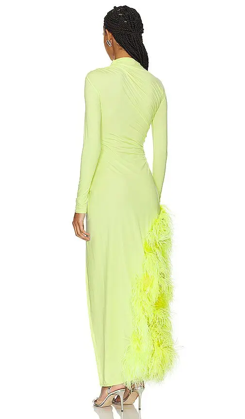 Lapointe Draped Feather Gown