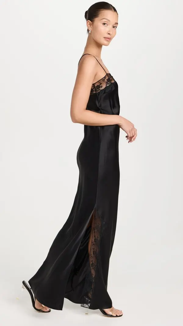 chinese dress ladies Aries Cut Out Gown | Black main image 0