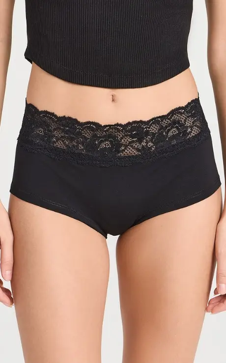 Cosabella Peachie Hotpants - Black