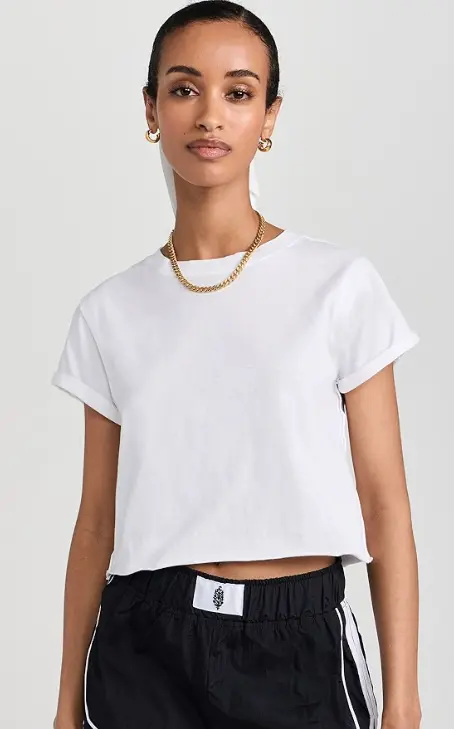 Free People The Perfect Tee - White
