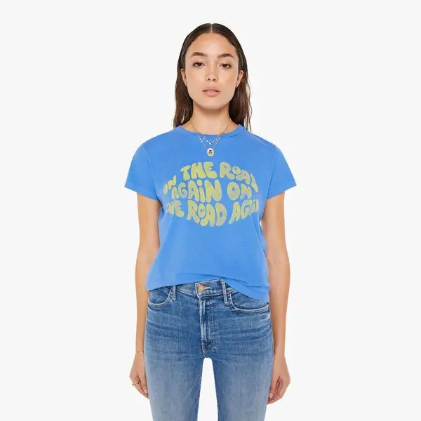MOTHER The Boxy Goodie Goodie On The Road Again T-shirt