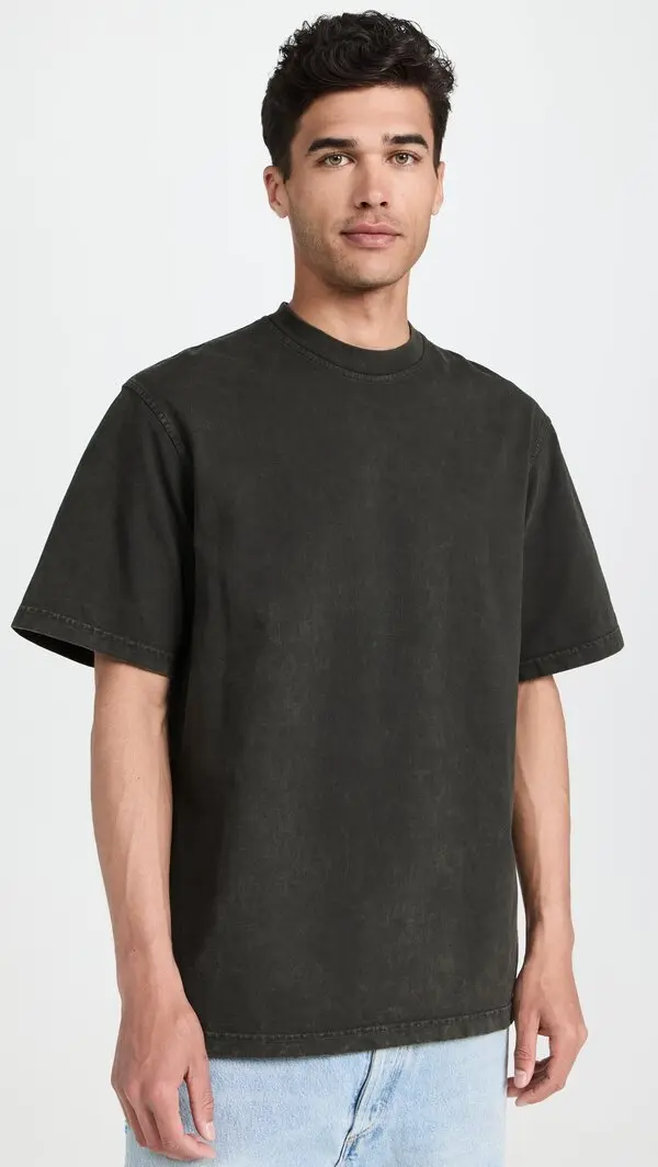 AGOLDE Asha Mock Neck Tee - Fracture