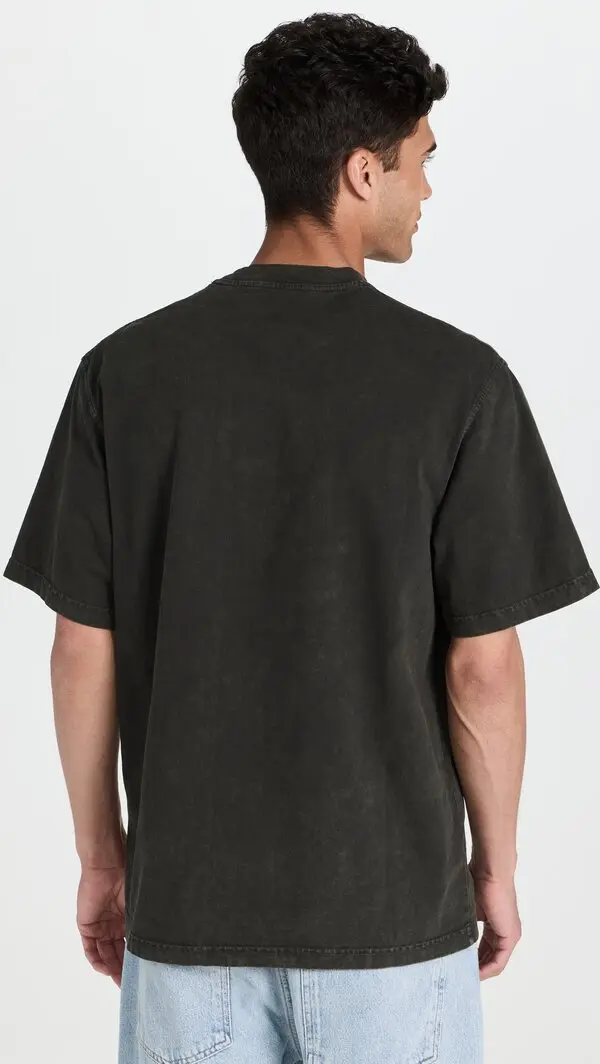 AGOLDE Asha Mock Neck Tee - Fracture