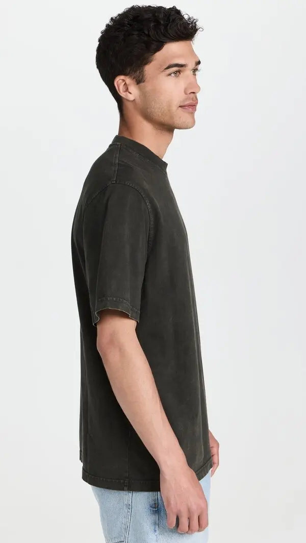 AGOLDE Asha Mock Neck Tee - Fracture