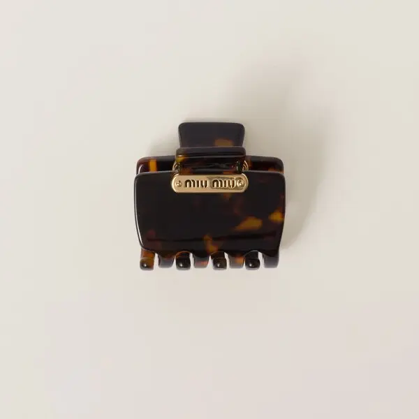 Miu Miu Plexiglas Claw Clip