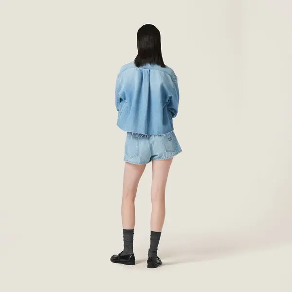 Miu Miu Denim Blouson Jacket