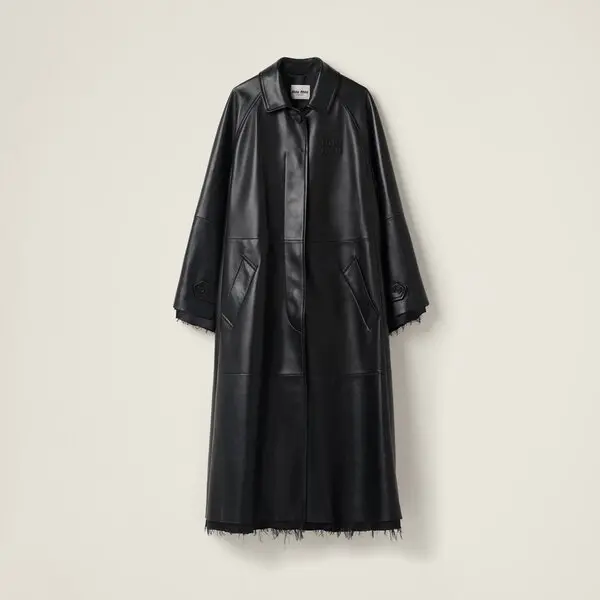 Miu Miu Nappa Leather Coat