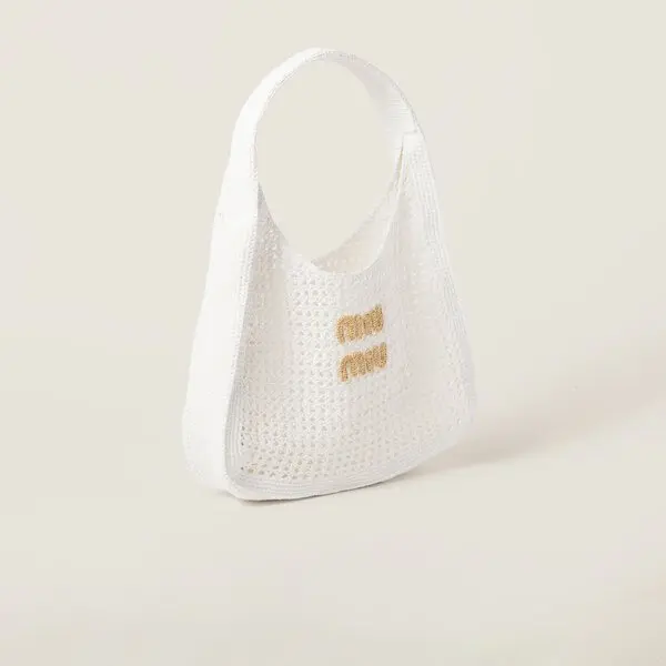 Miu Miu Woven Hobo Bag