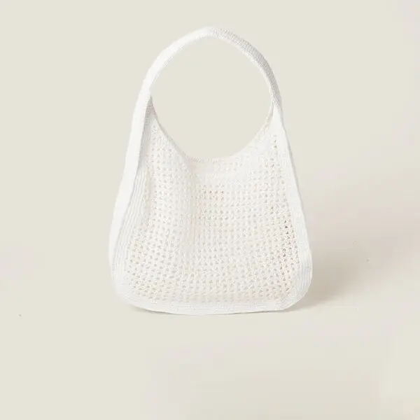 Miu Miu Woven Hobo Bag