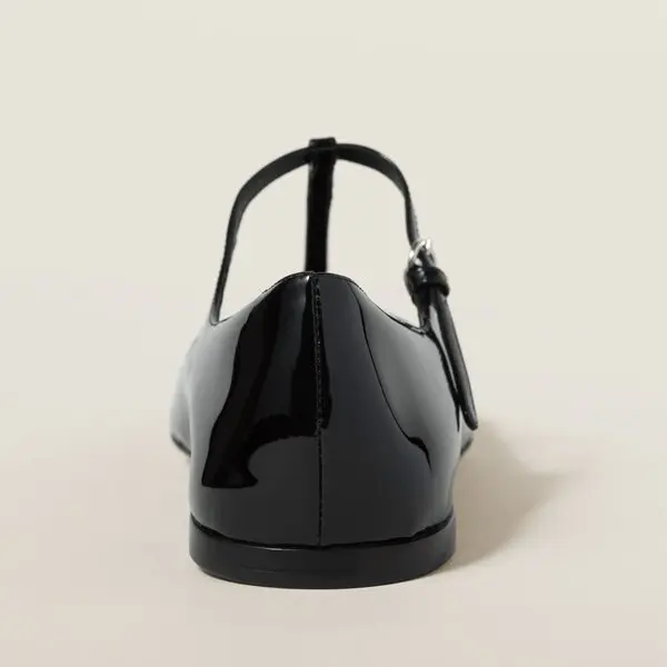 Miu Miu Patent Leather Ballerinas