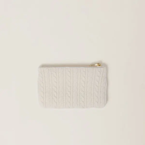 Miu Miu Duchesse Sleep Mask With Cashmere Pouch