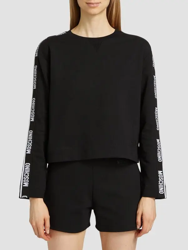Moschino Mos Under Donna-velmar Crewneck Sweatshirt