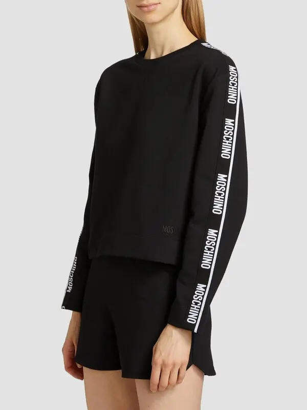 Moschino Mos Under Donna-velmar Crewneck Sweatshirt