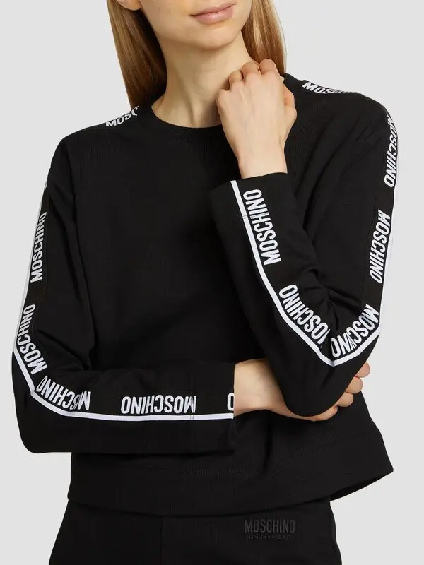 Moschino Mos Under Donna-velmar Crewneck Sweatshirt