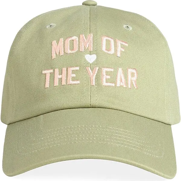 FAVORITE DAUGHTER Embroidered Baseball Cap - Light Sage