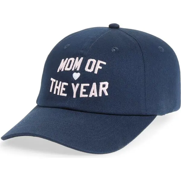 FAVORITE DAUGHTER Embroidered Baseball Cap - Navy
