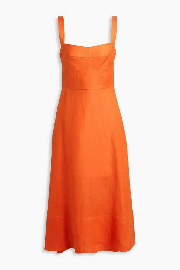 long flowy maxi dress Mide Maxi Dress with Long Flowy Sleeves in Deep Pink 2XL / Deep Pink main image 1